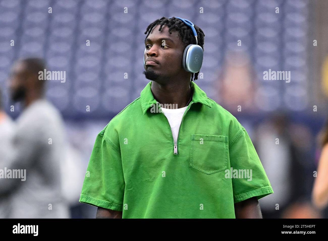 Tampa Bay Buccaneers wide receiver Rakim Jarrett arrives prior to an ...
