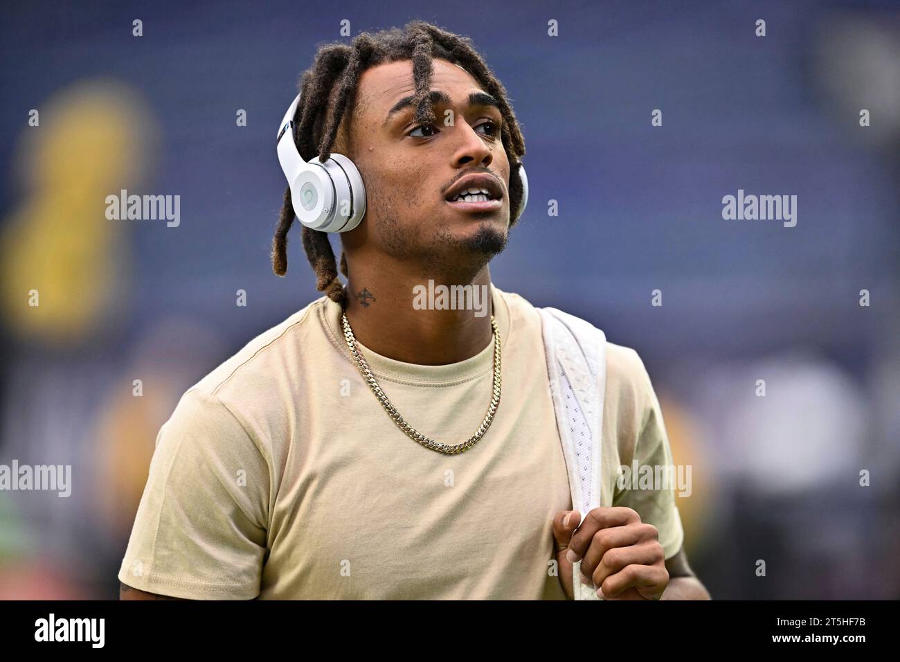 Tampa Bay Buccaneers wide receiver Deven Thompkins arrives prior to an ...