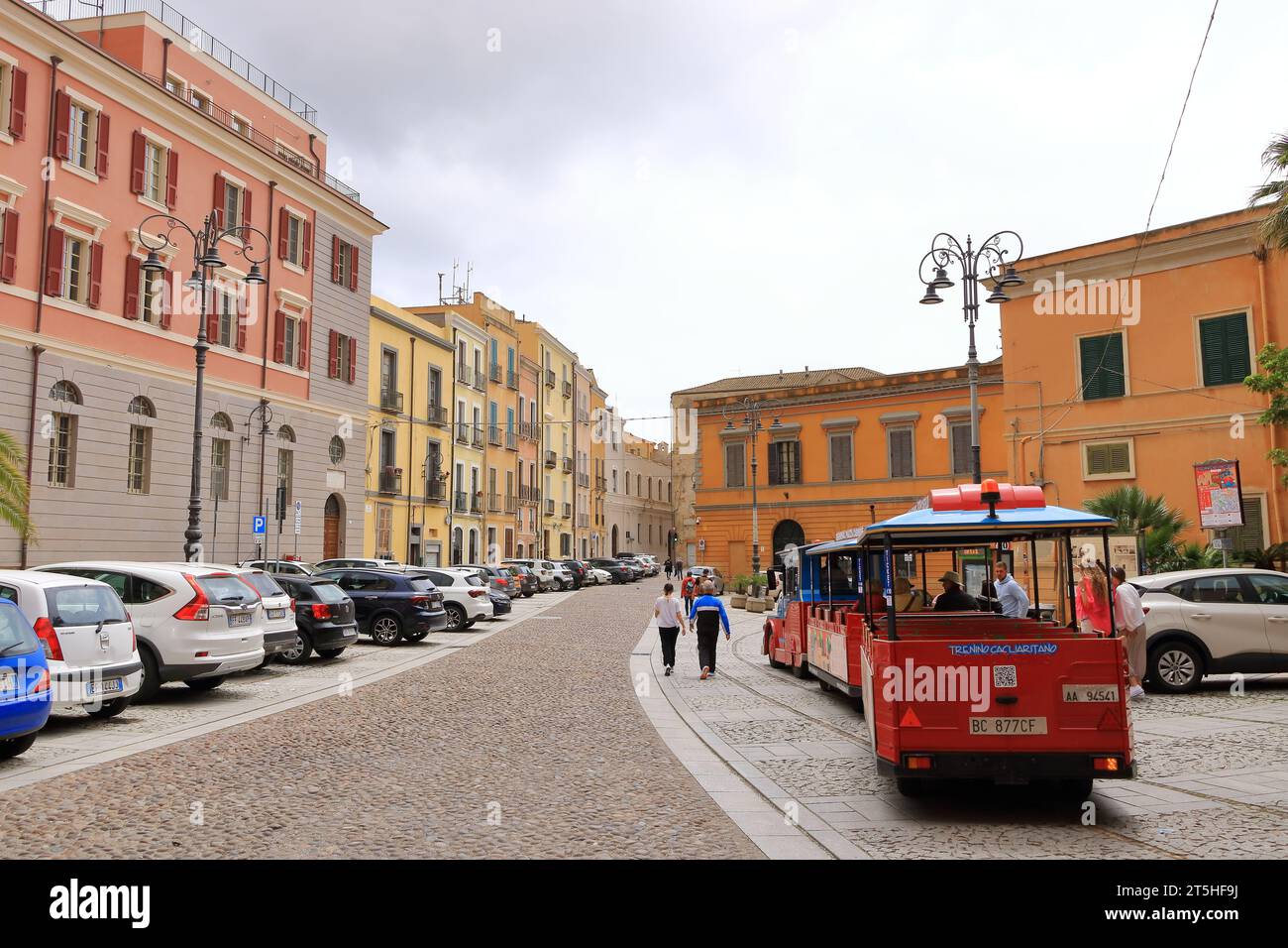 May 21 2023 - Cagliari, Sardinia in Italy: Area around the National ...