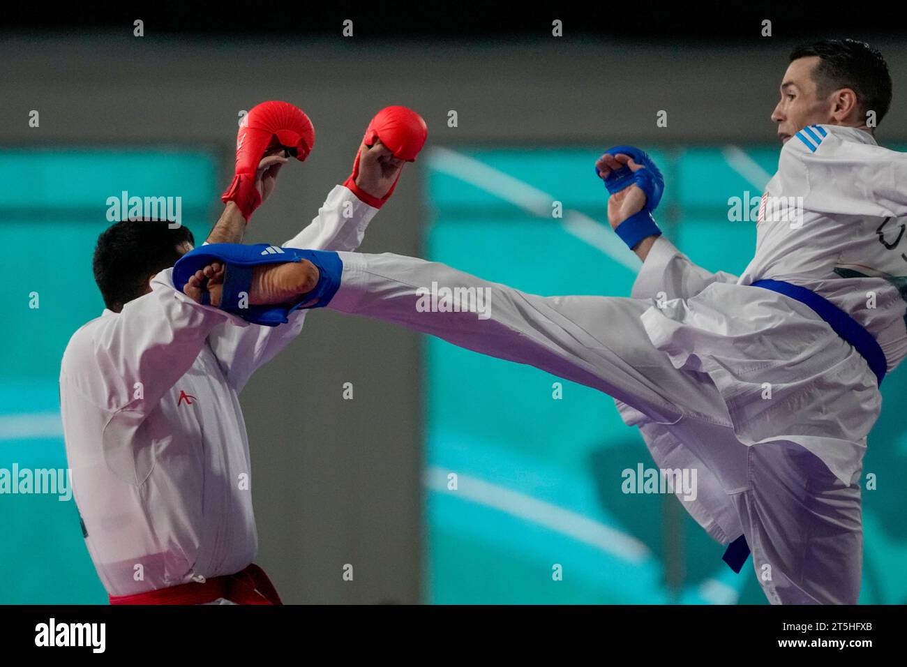 Thomas Scott of the United States, right, faces Mexico's Carlos ...