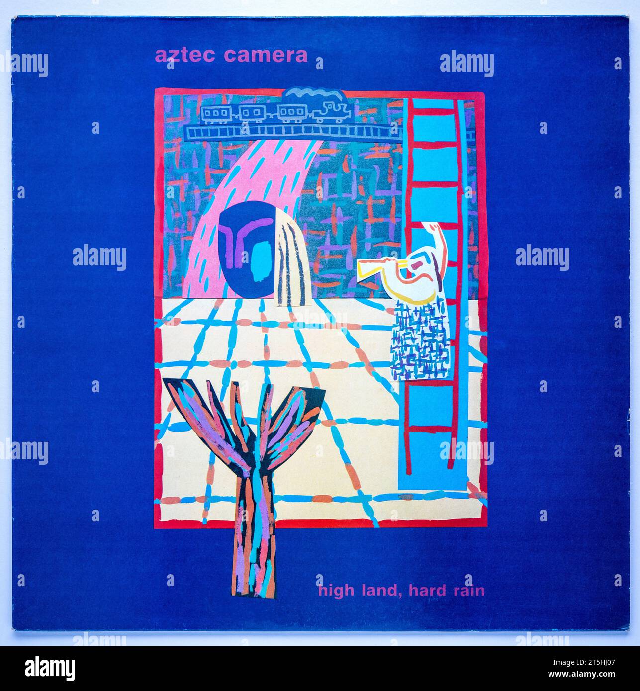 LP cover of High Land Hard Rain, the debut album by Scottish band Aztec ...