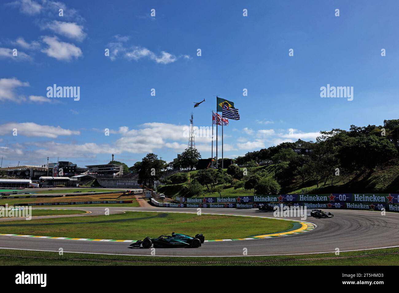 Sao Paulo, Brazil. 05th Nov, 2023. Lance Stroll (CDN) Aston Martin F1 ...