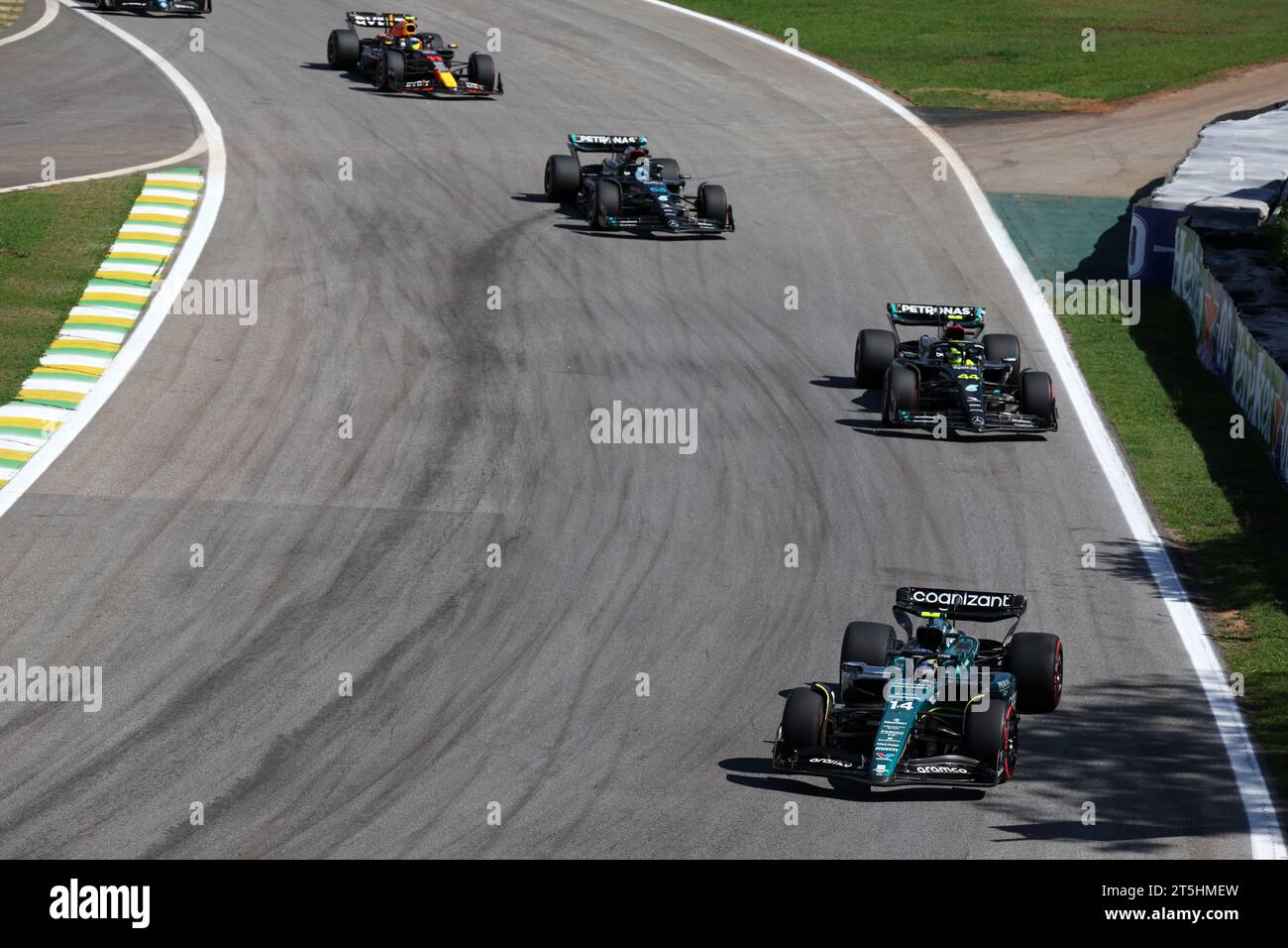 Sao Paulo, Brazil. 05th Nov, 2023. Fernando Alonso (ESP) Aston Martin ...