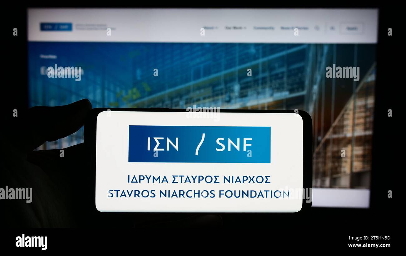Stavros niarchos foundation logo hi-res stock photography and images - Alamy