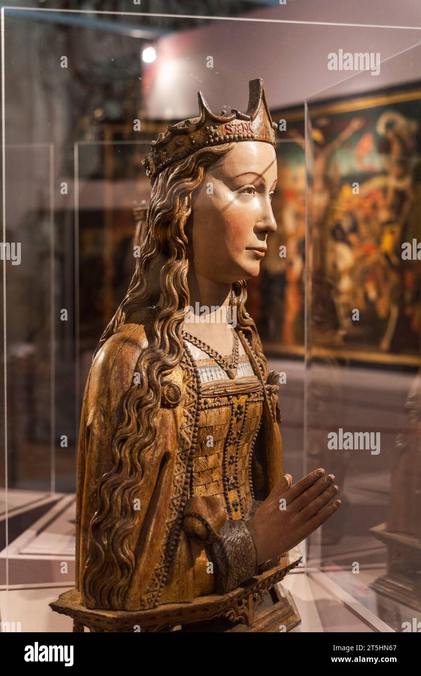 Reliquary bust of Saint Balbina, Pasquier or Jan II Borman. 1520 ...