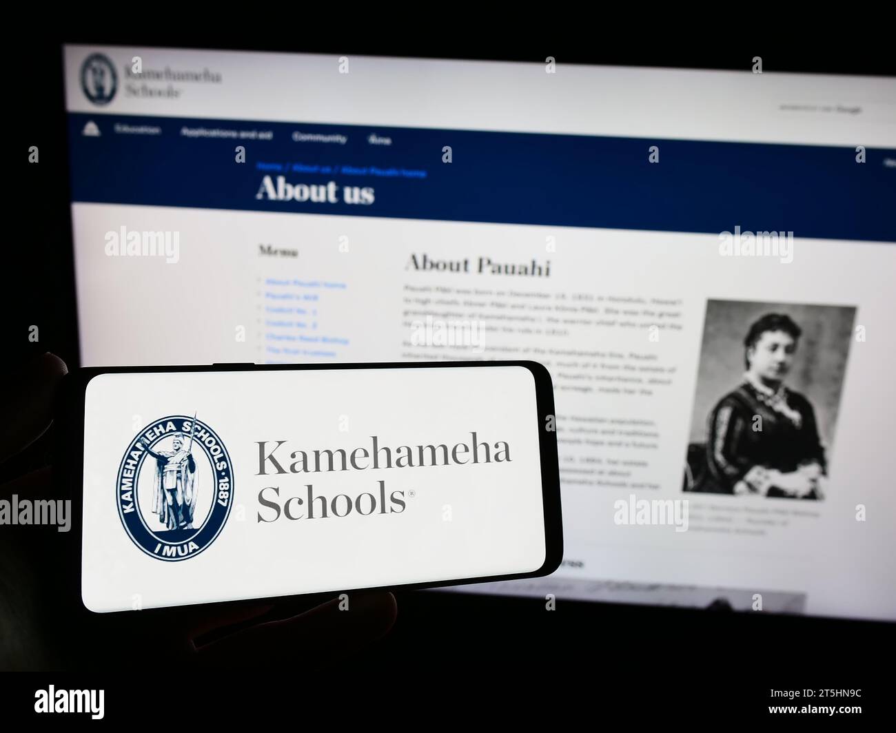 Kamehameha schools logo hi-res stock photography and images - Alamy