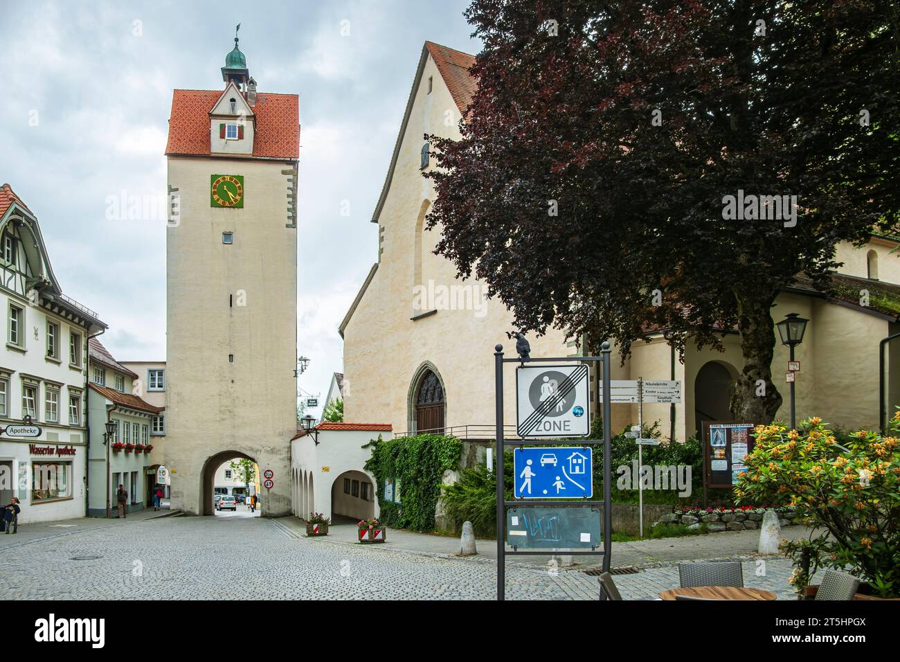 Water Gate and Tower from the 14th century, one of the two remaining ...