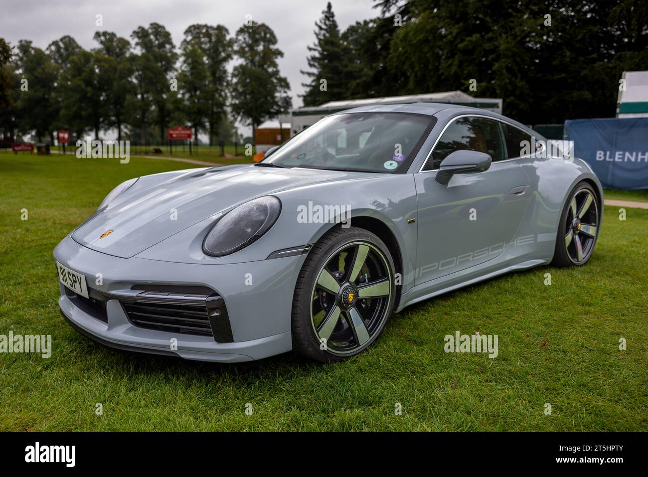 2023 Porsche 911 Sport Classic, on display at the Salon Privé Concours ...