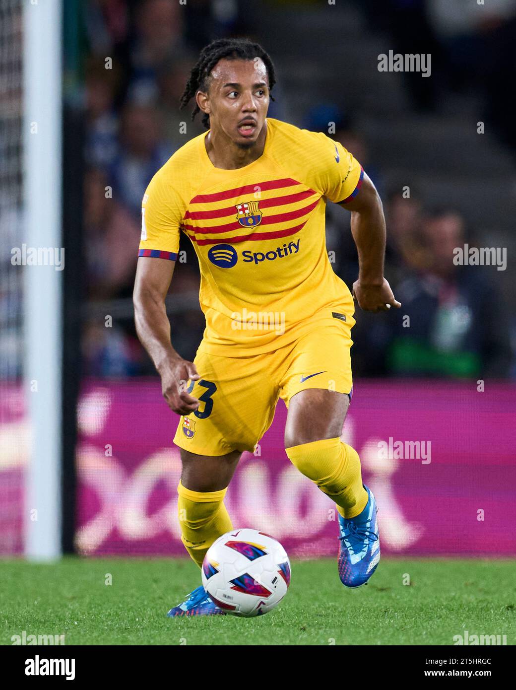 San Sebastian, Spain. 04th Nov, 2023. Jules Kounde of FC Barcelona ...