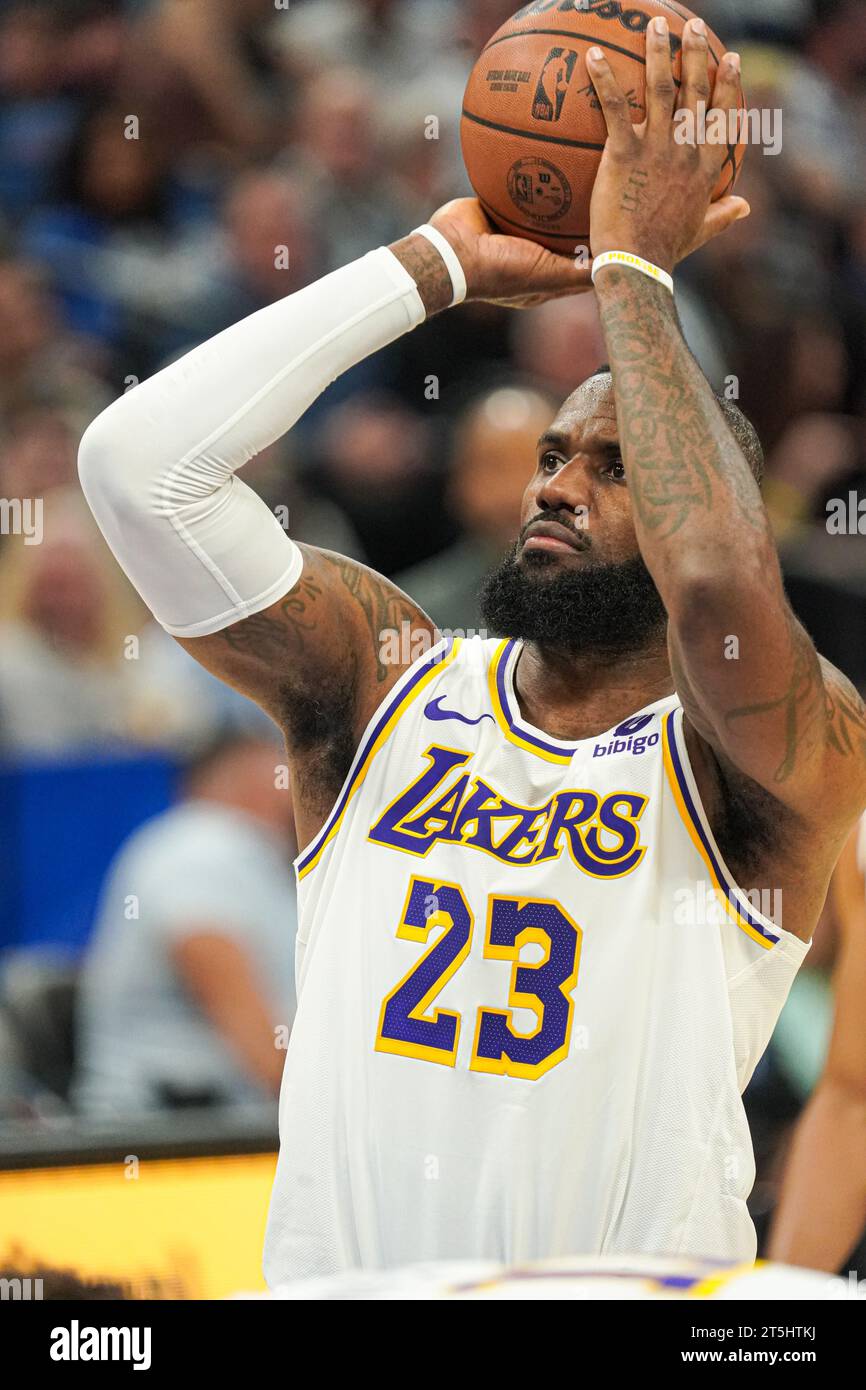 Orlando, Florida, USA, November 4, 2023, Los Angeles Lakers small ...