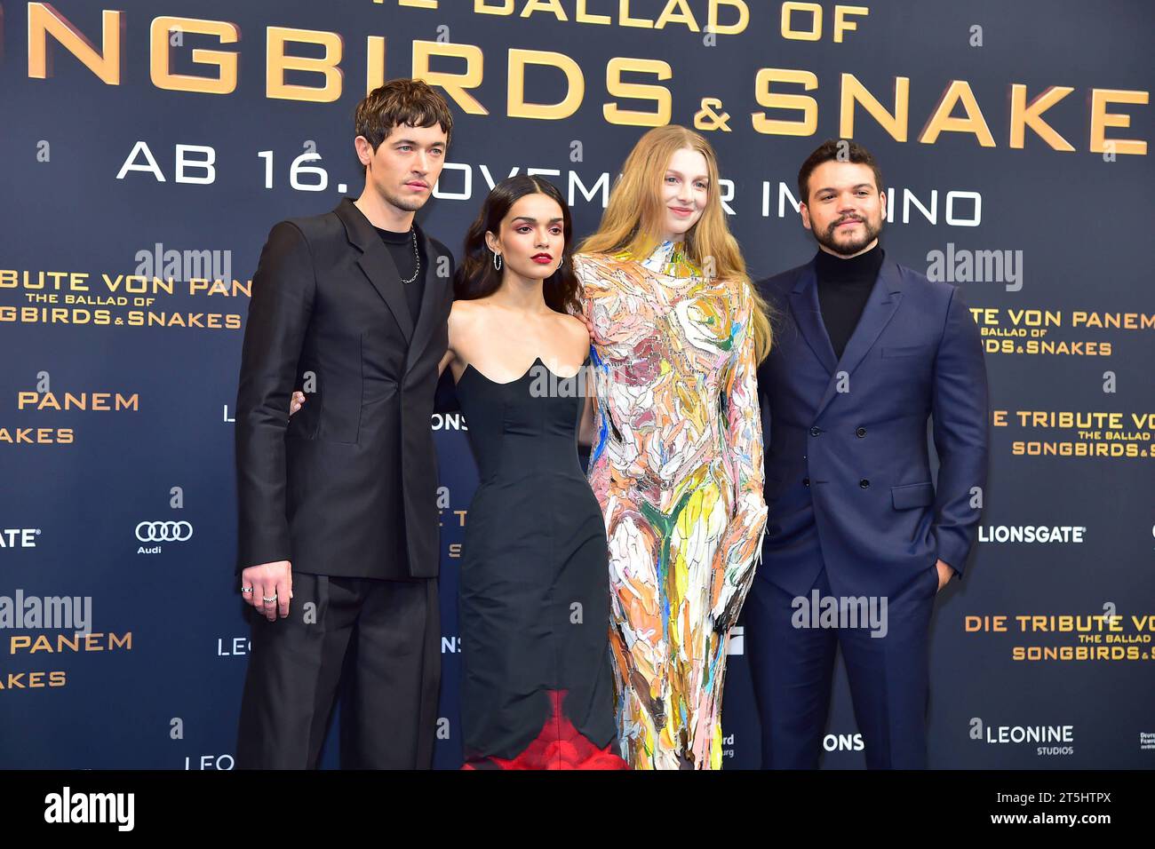 Europapramiere Tributer von Panem Tom Blyth, Rachel Zegler, Hunter ...