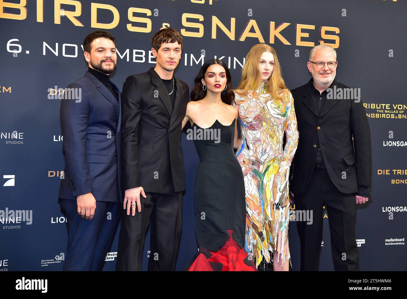 Europapramiere Tributer von Panem Tom Blyth, Rachel Zegler, Hunter ...