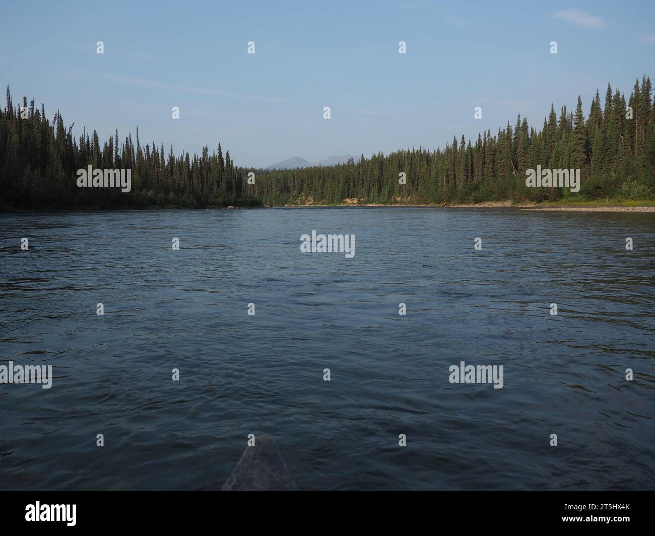 river scenery in yukon, canada Stock Photo - Alamy