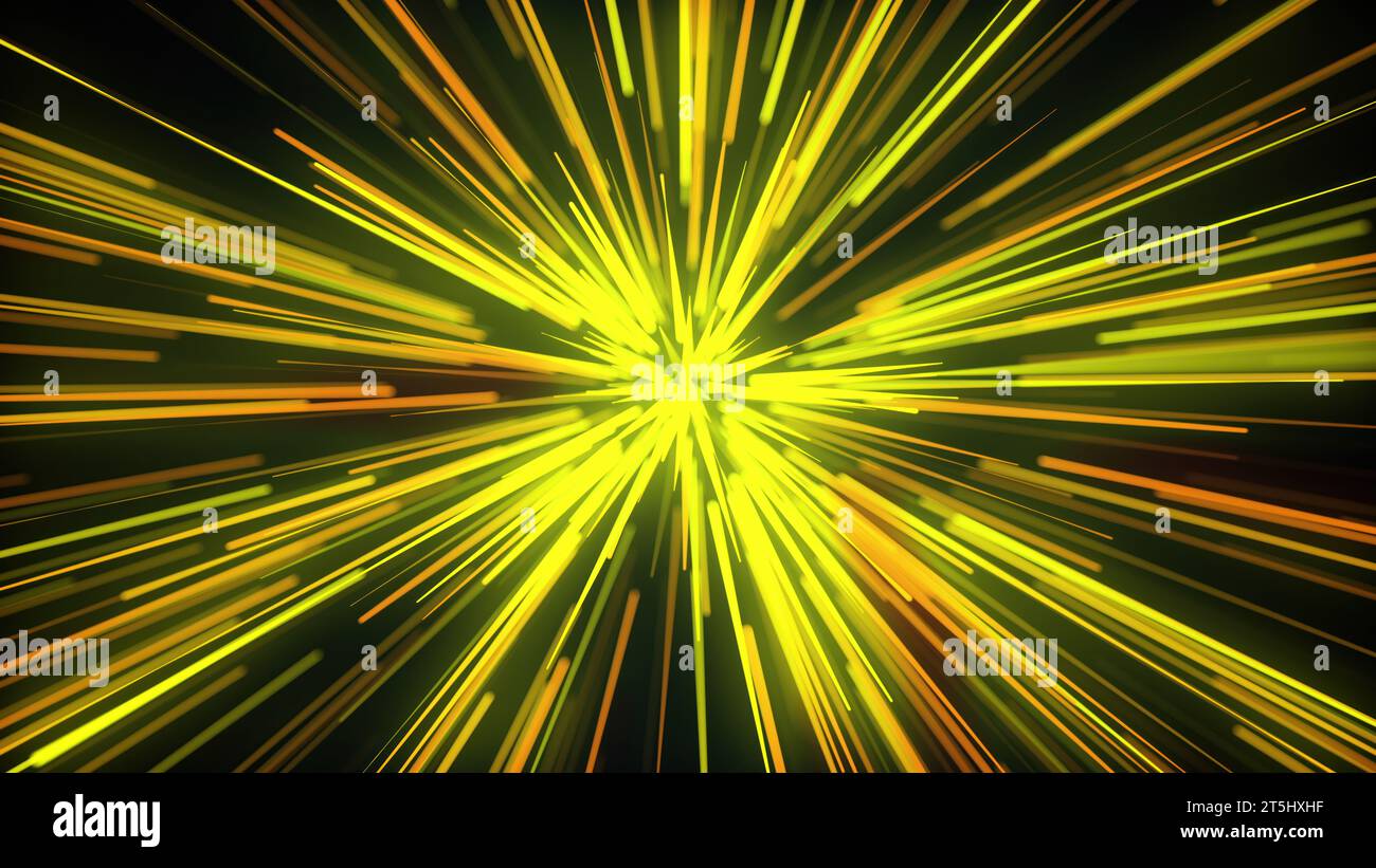 Light Glow lines. Computer generated 3d render Stock Photo - Alamy