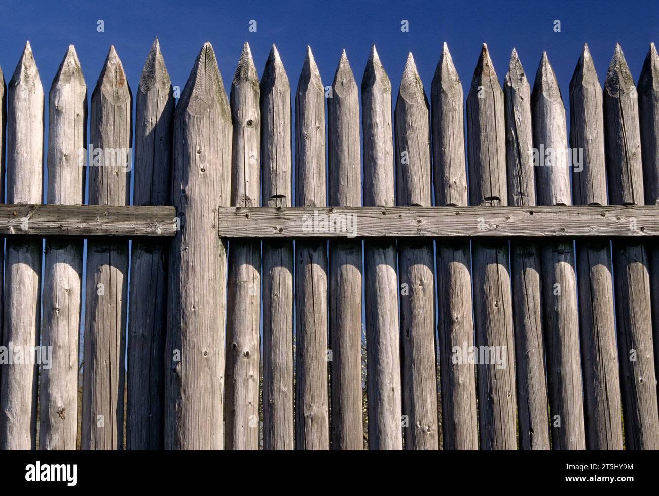 Palisade wall, Fort Vancouver National Historic Site, Vancouver National Historic Reserve ...