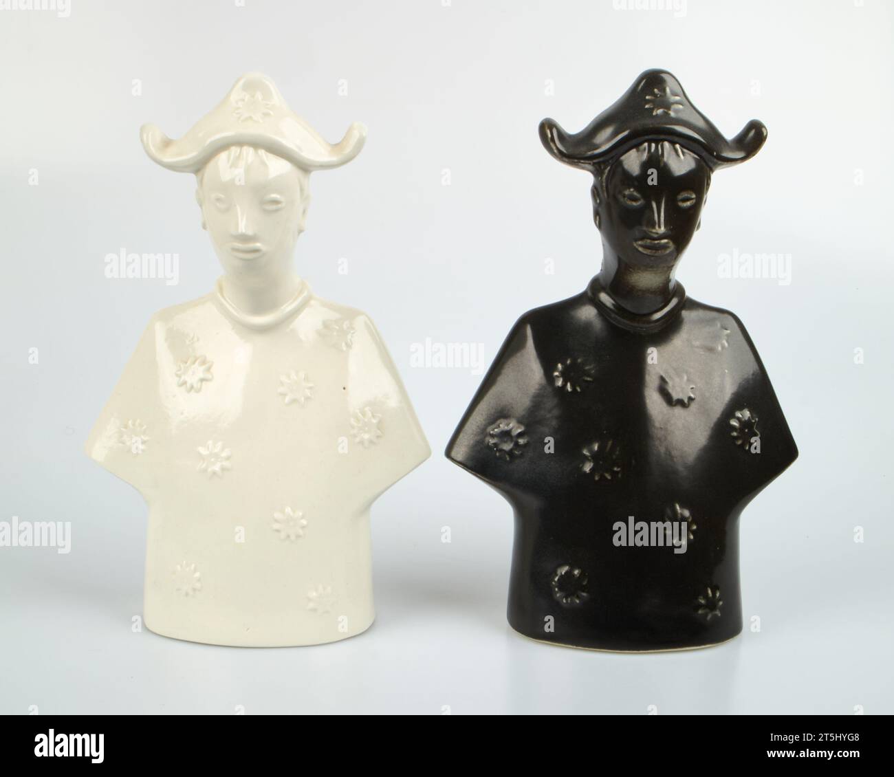 Vintage 1950s William Gordon pottery harlequin studio pottery figures ...