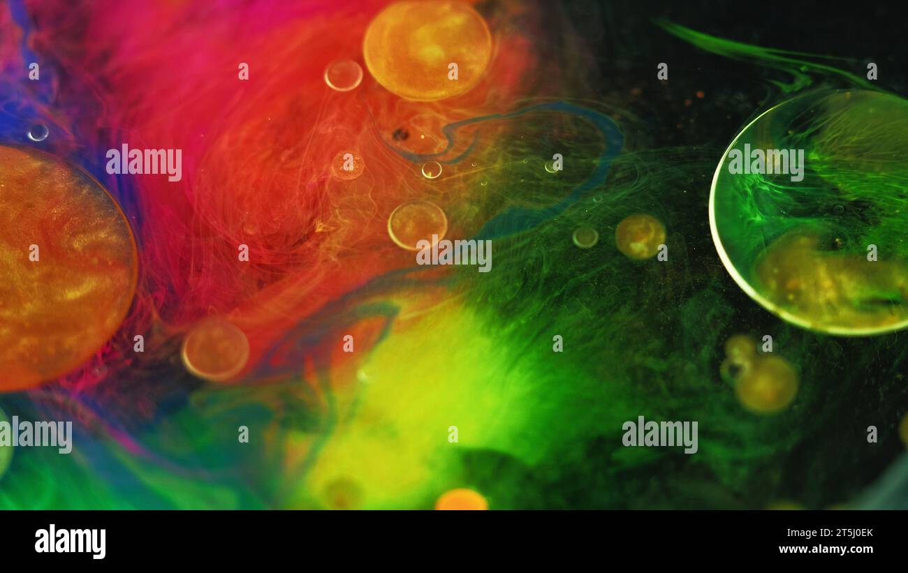 Ink steam mist paint yellow hi-res stock photography and images - Alamy