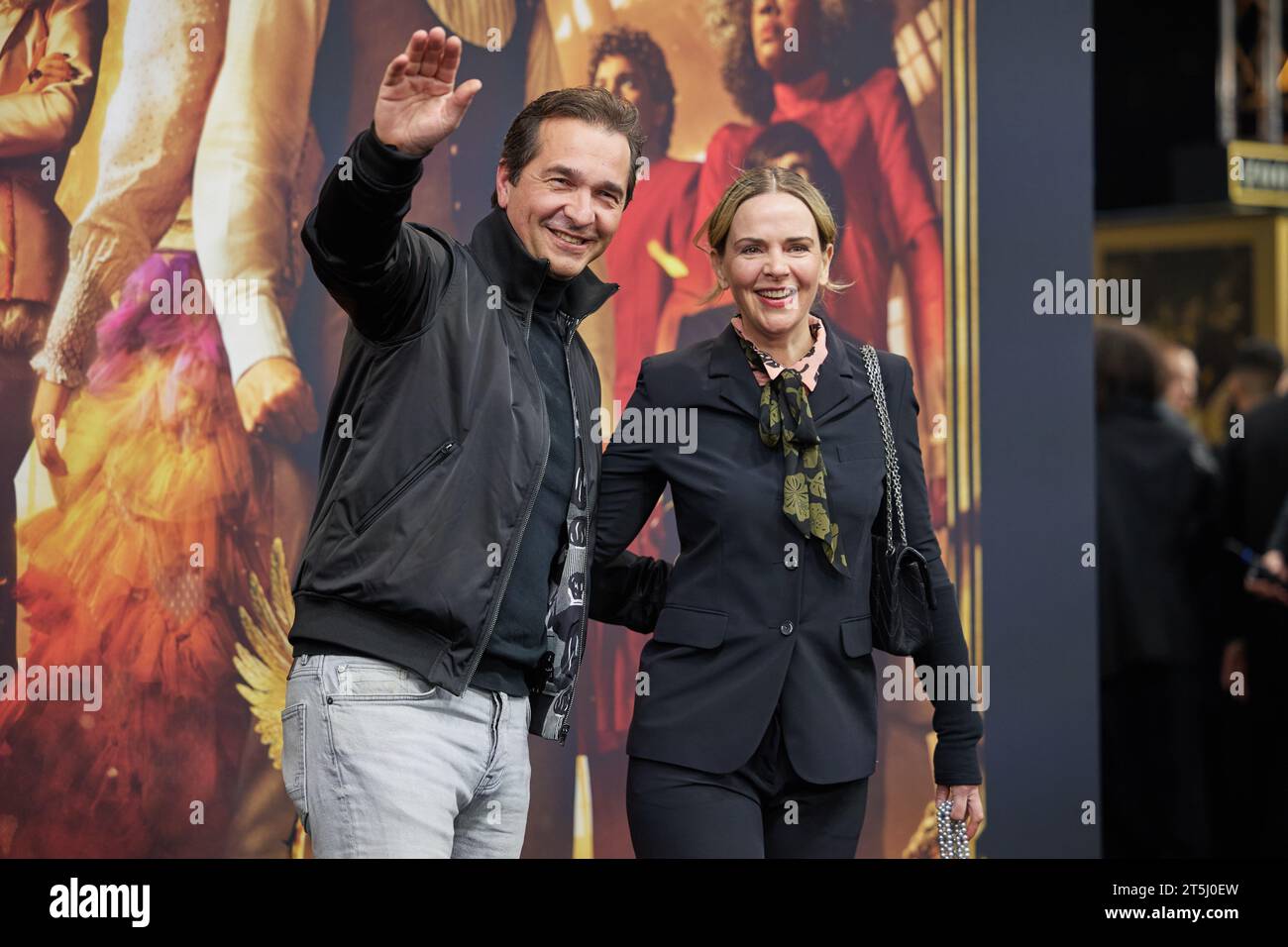 Berlin, Germany. 05th Nov, 2023. Andreas Elsholz and Denise Zich attend ...