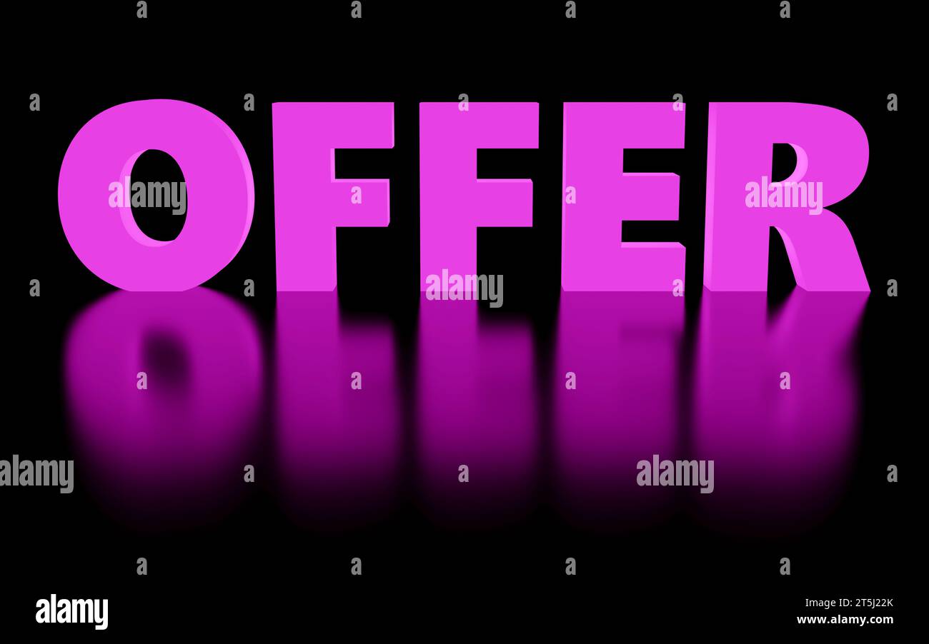 Luxury inscription offer on black podium, soft light, smooth background ...