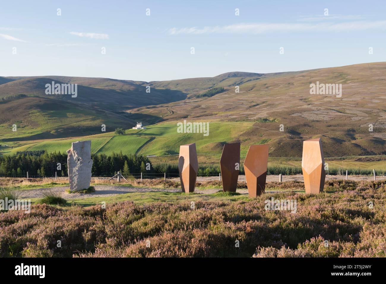 Corgarff Castle in Strathdon Seen from The Watchers, a Contemporary Art ...