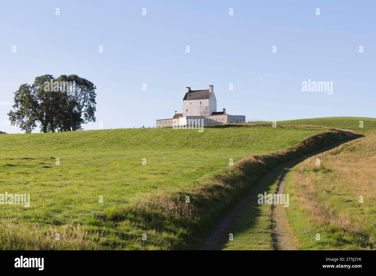 A Hillside Tracking in Strathdon Leading to Corgarff Castle, a Tourist ...