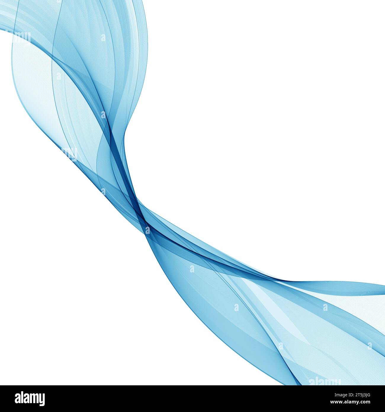 Blue abstract wave. Vector background. Design element Stock Photo - Alamy