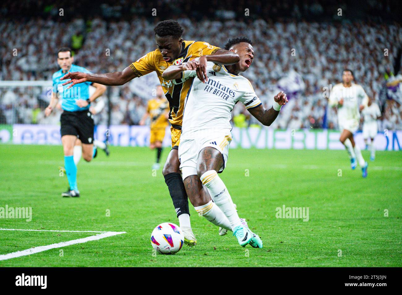 Madrid, Madrid, Spain. 5th Nov, 2023. Vinicius Junior (Real Madrid) (R ...