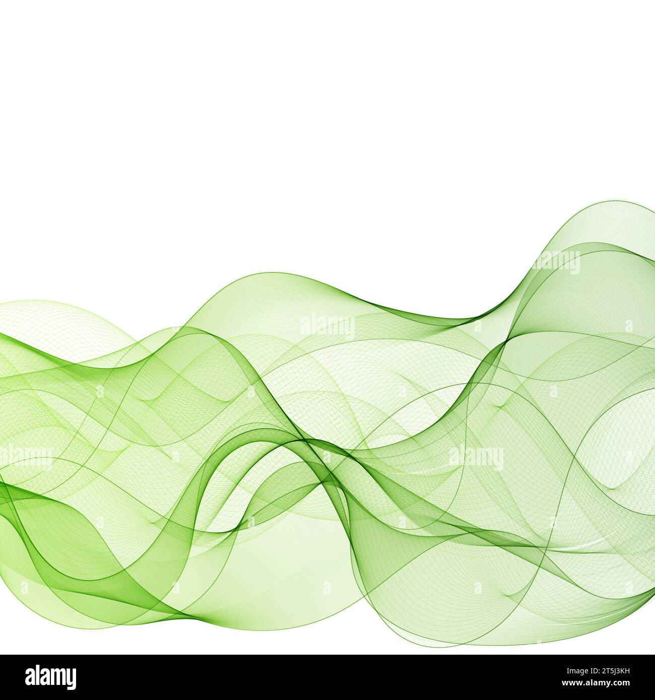 Modern wave pattern. Green wave. Design element Stock Photo - Alamy
