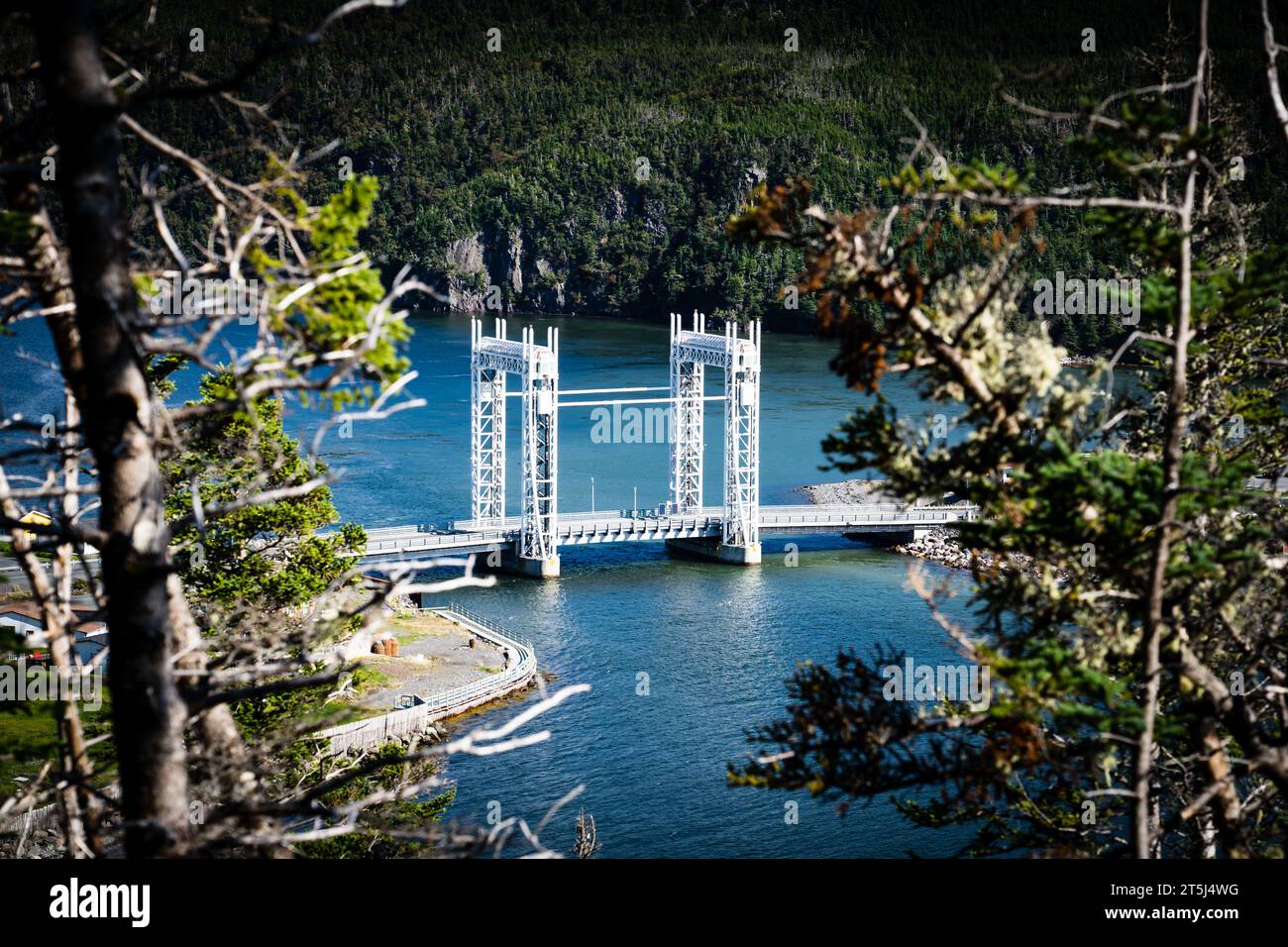 Shae Lift Bridge connecting the town of Placentia to the mainland photo ...
