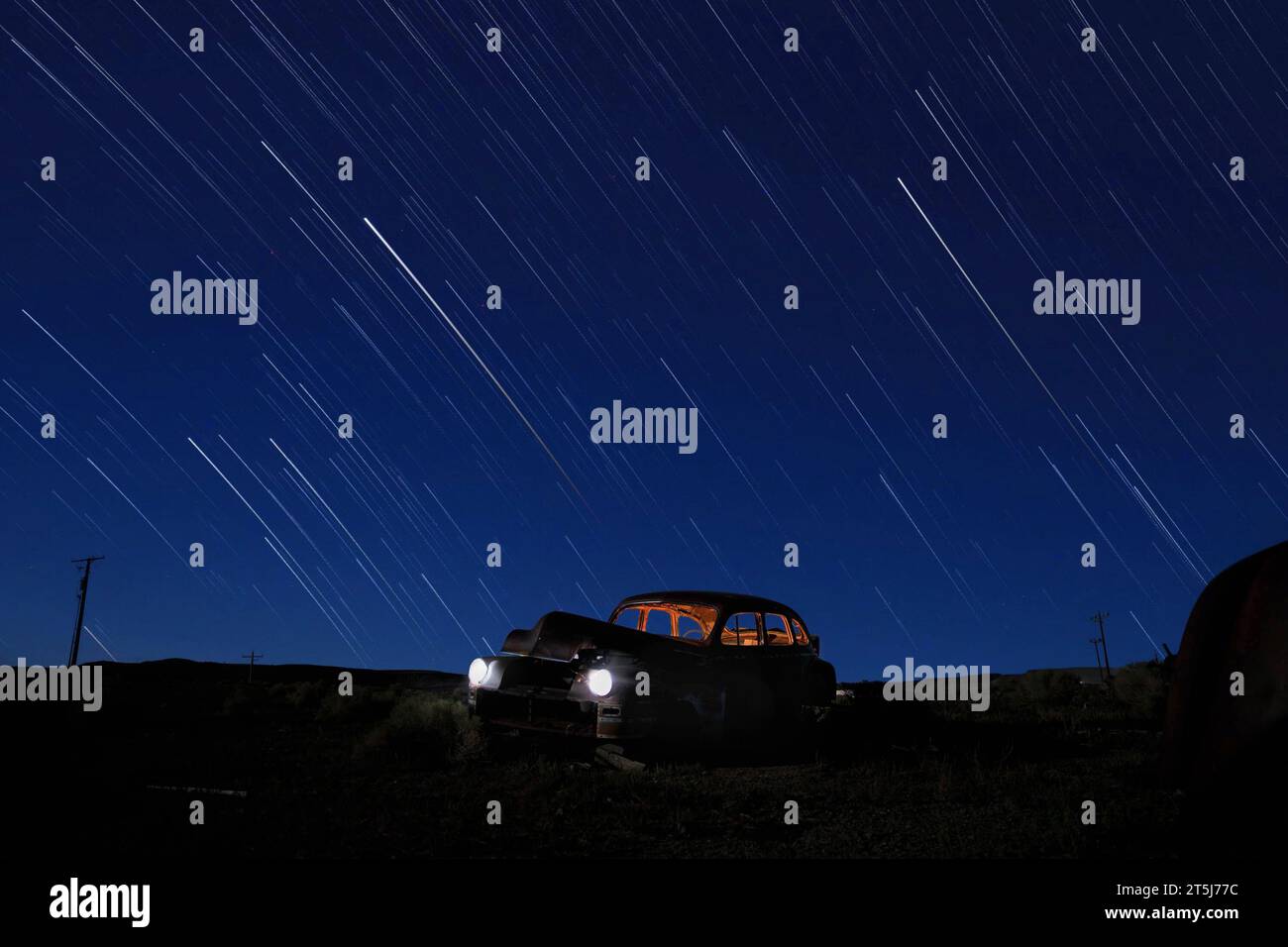 Milky way stars time lapse hi-res stock photography and images - Alamy