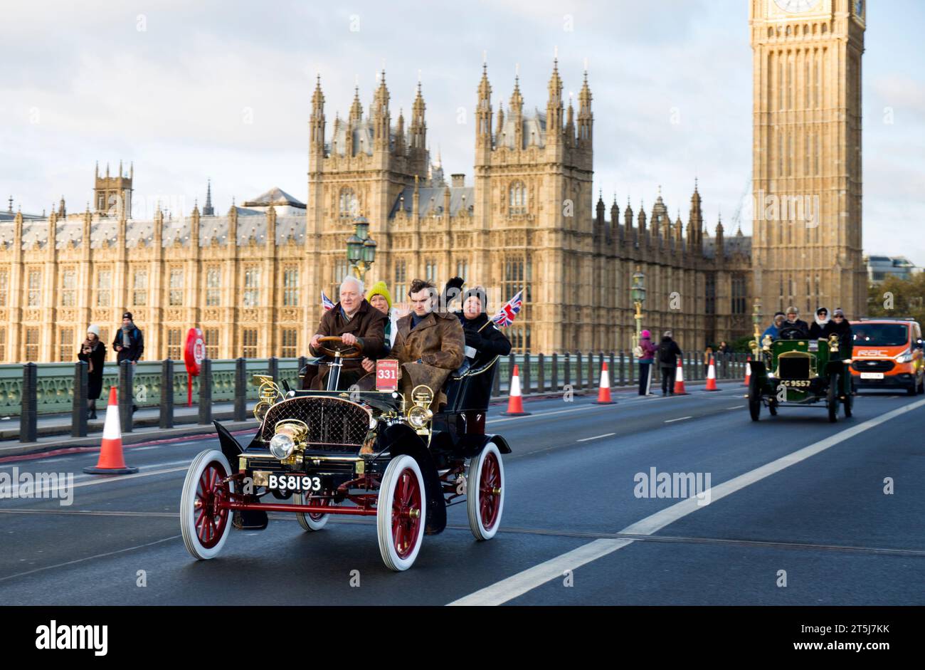 Entrant 331 1904 Franklin on Westminster Bridge London To Brighton ...