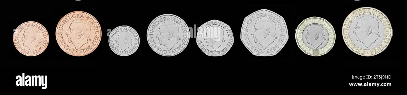 Definitive king charles iii coin set hi-res stock photography and ...