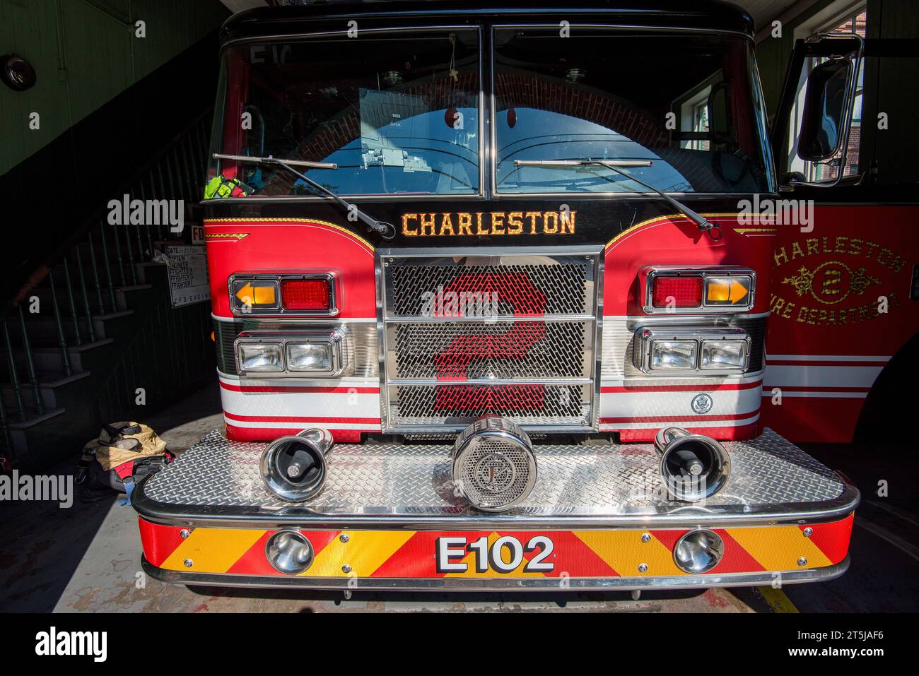 American vintage fire engine hi-res stock photography and images - Alamy