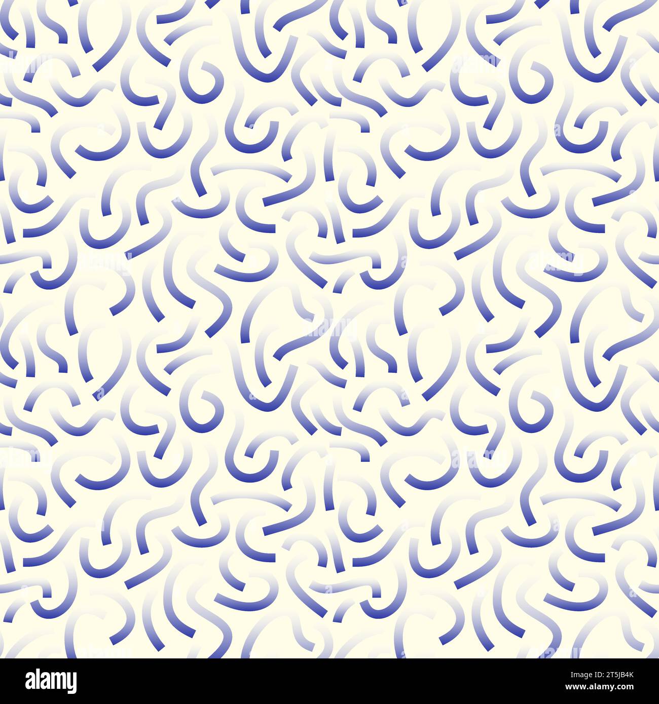 Blue and white gradient curved lines isolated on white background ...