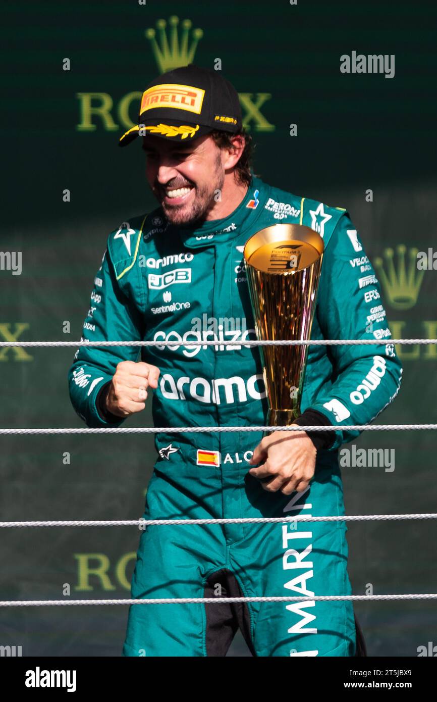Sao Paulo, Brazil. 05th Nov, 2023. FERNANDO ALONSO of ASTON MARTIN ...