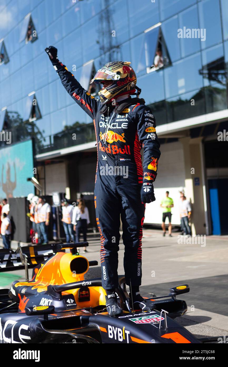 Sao Paulo, Brazil. 05th Nov, 2023. MAX VERSTAPPEN of RED BULL RACING ...