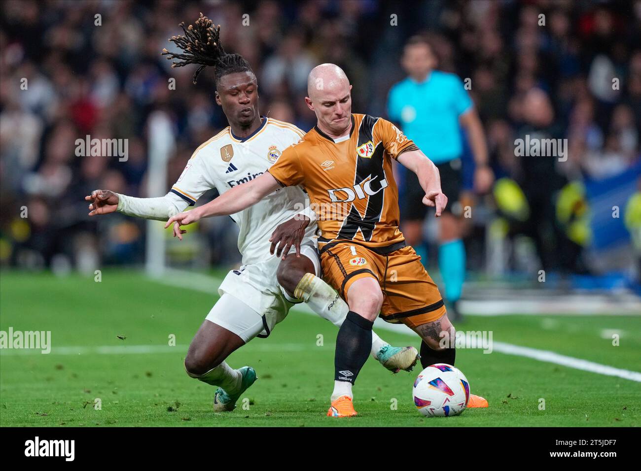 Madrid, Spain. 05th Nov, 2023. Isaac Palazon, Isi of Rayo Vallecano and ...