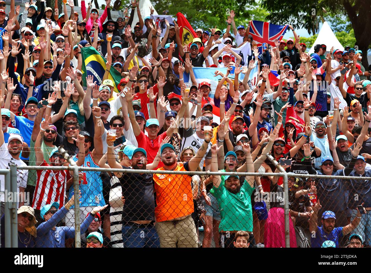 Sao Paulo, Brazil. 05th Nov, 2023. Circuit atmosphere - Lewis Hamilton ...