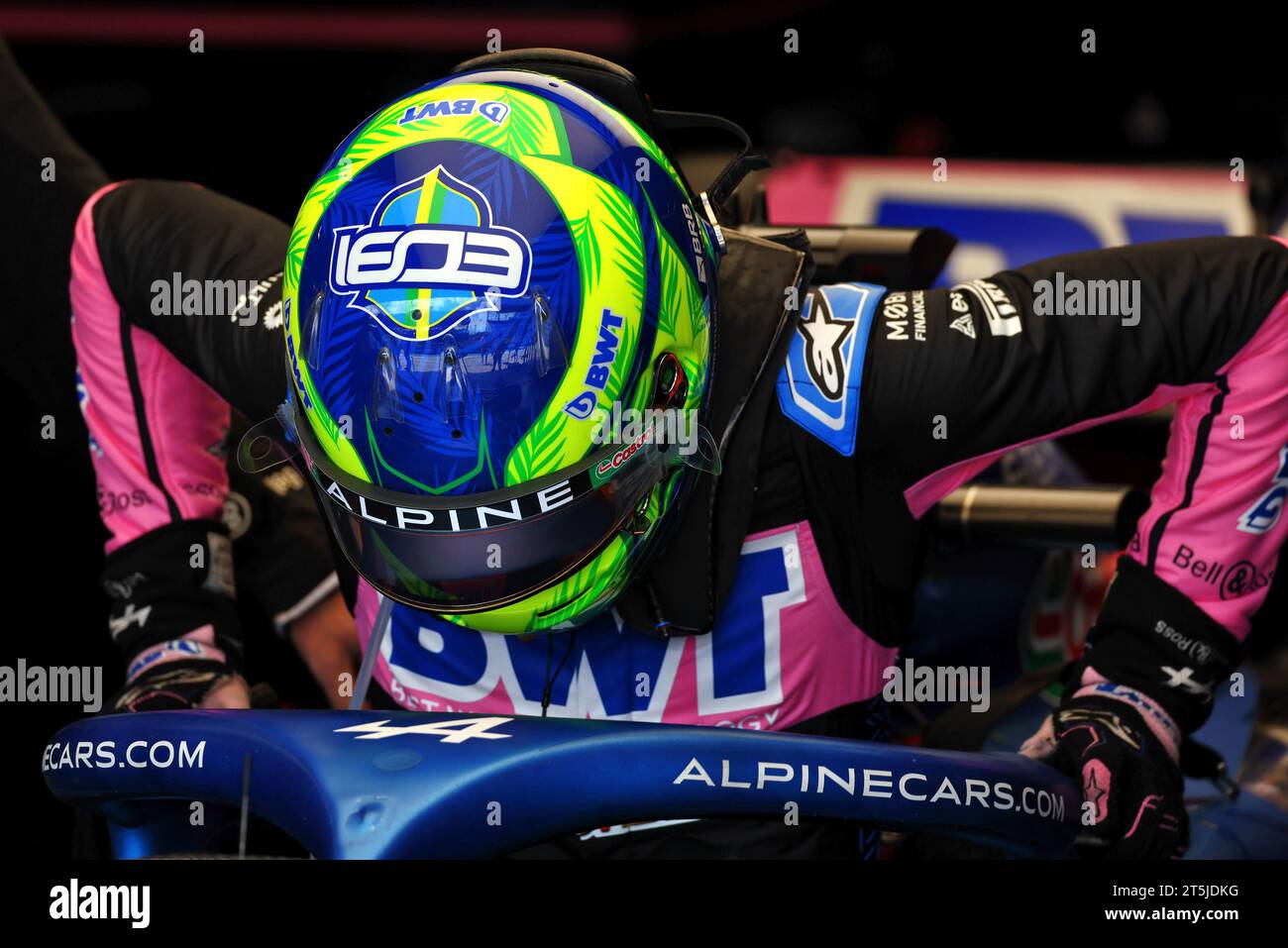 Sao Paulo, Brazil. 05th Nov, 2023. Esteban Ocon (FRA) Alpine F1 Team ...