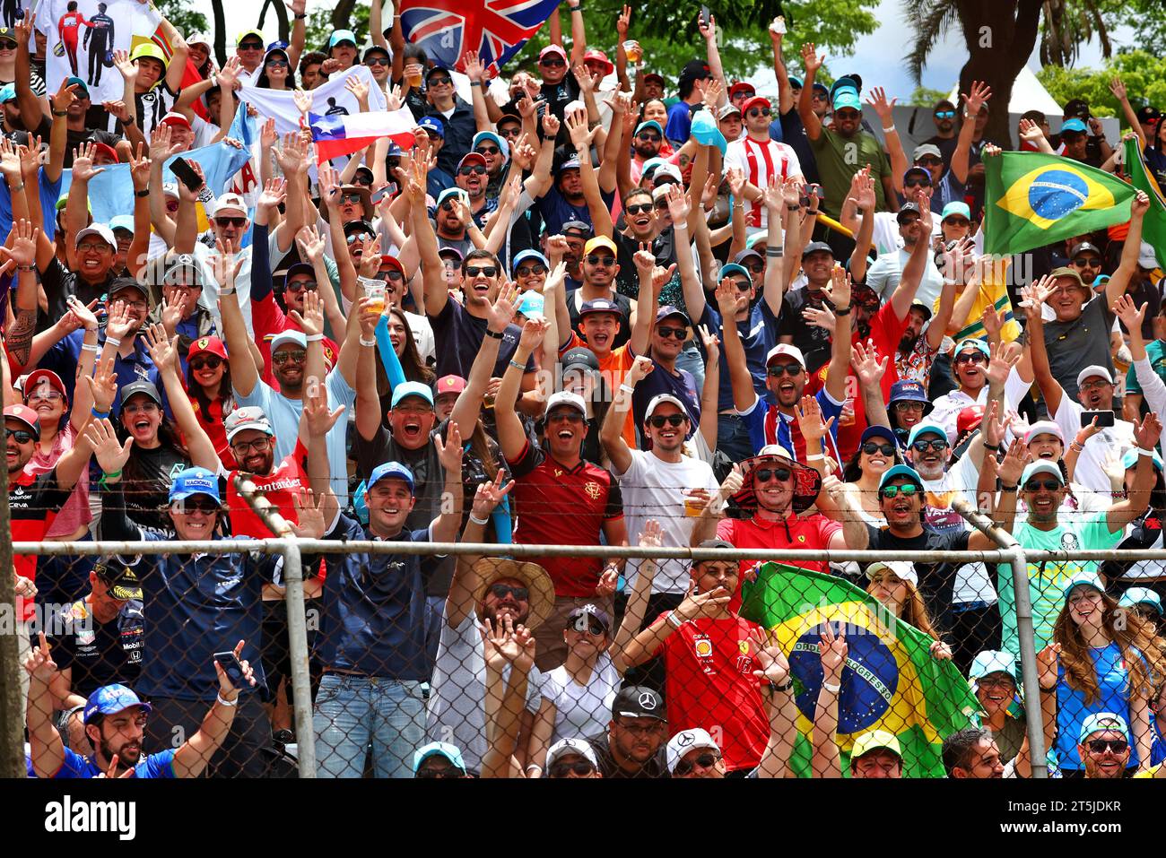 Sao Paulo, Brazil. 05th Nov, 2023. Circuit atmosphere - Lewis Hamilton ...