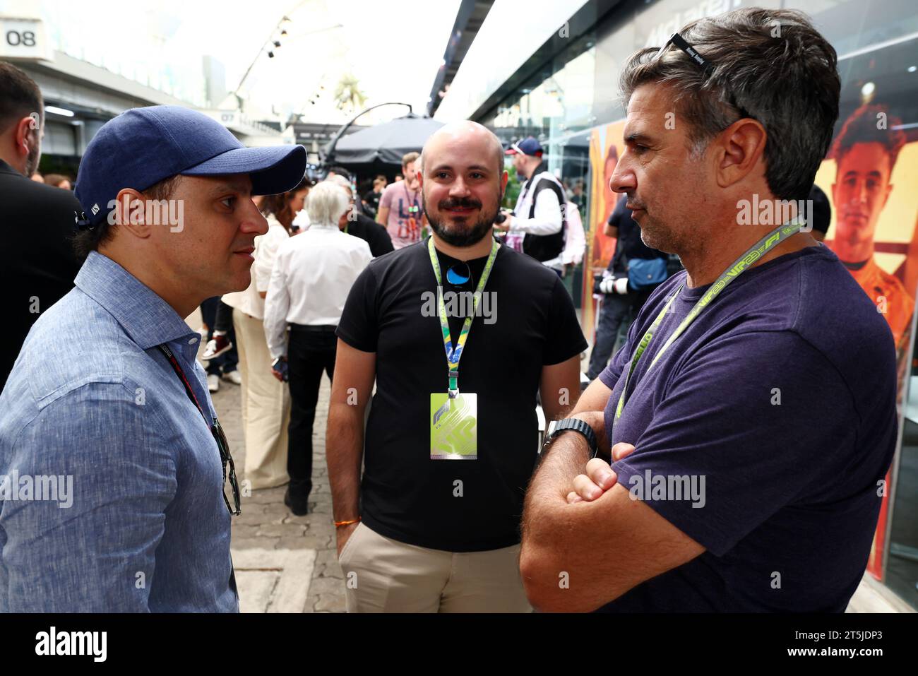 Sao Paulo, Brazil. 05th Nov, 2023. (L to R): Felipe Massa (BRA) FIA ...