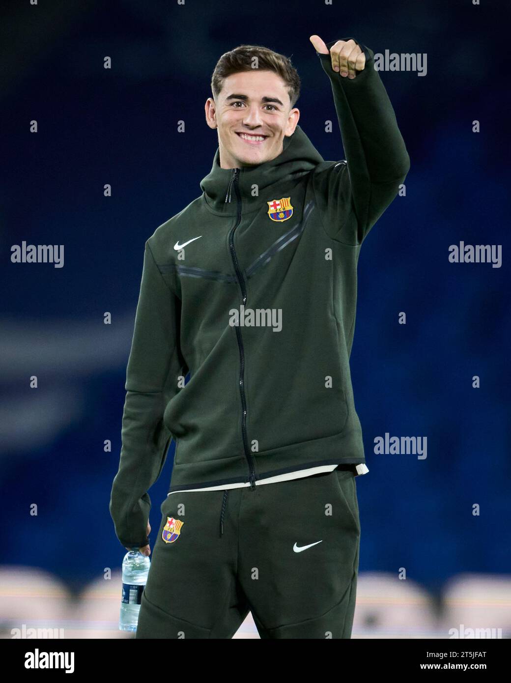 Pablo Martin 'Gavi’ of FC Barcelona looks on during the LaLiga EA ...