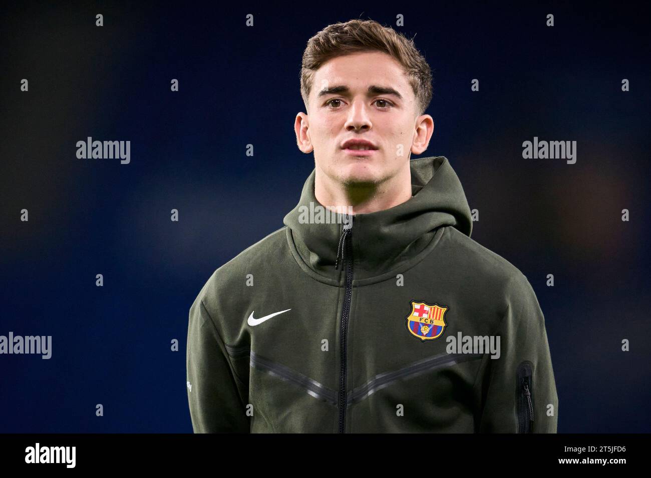 Pablo Martin 'Gavi’ of FC Barcelona looks on during the LaLiga EA ...