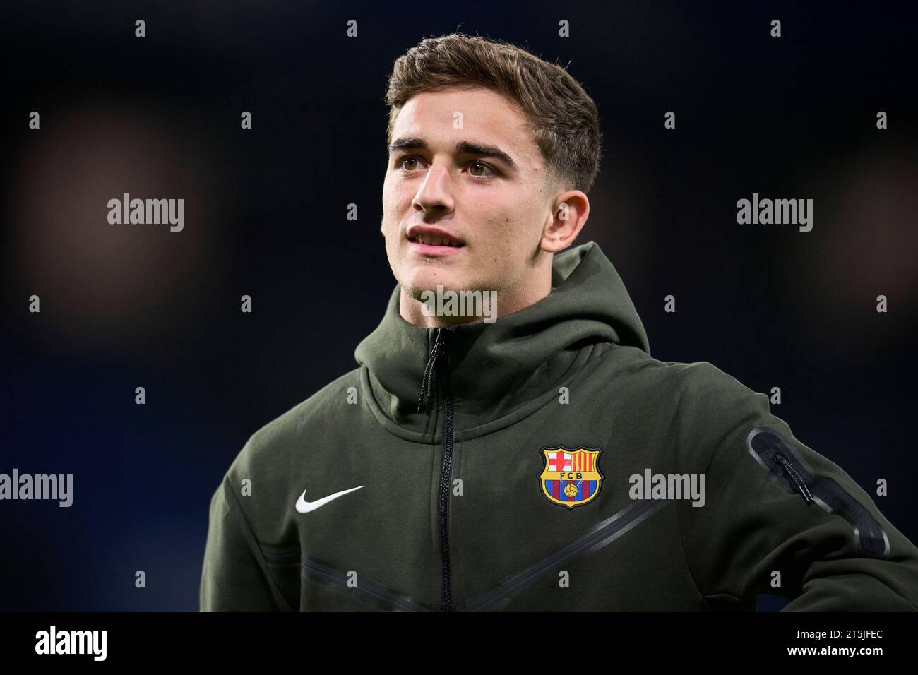 Pablo Martin 'Gavi’ of FC Barcelona looks on during the LaLiga EA ...
