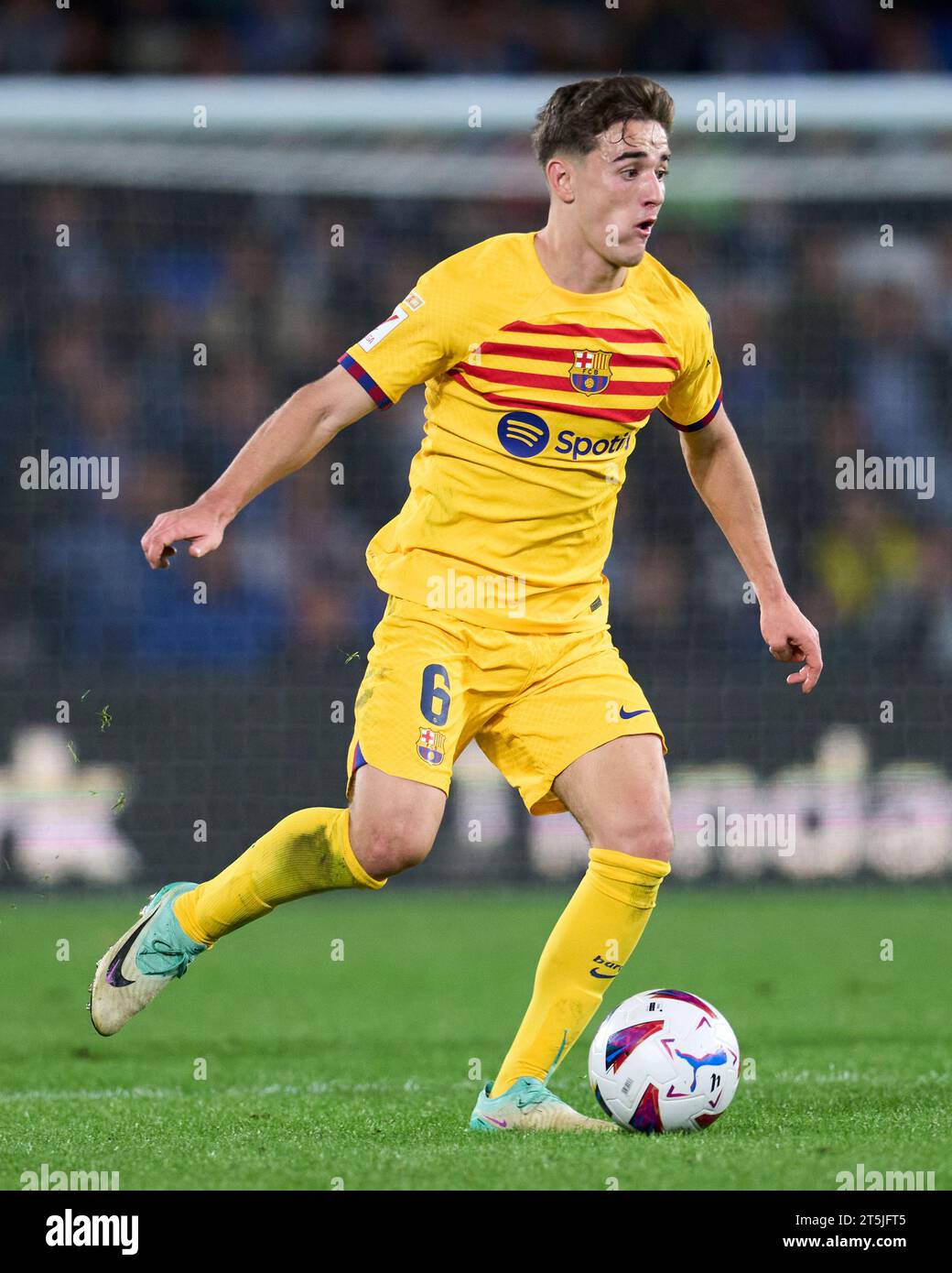 Pablo Martin 'Gavi' of FC Barcelona in action during the LaLiga EA ...