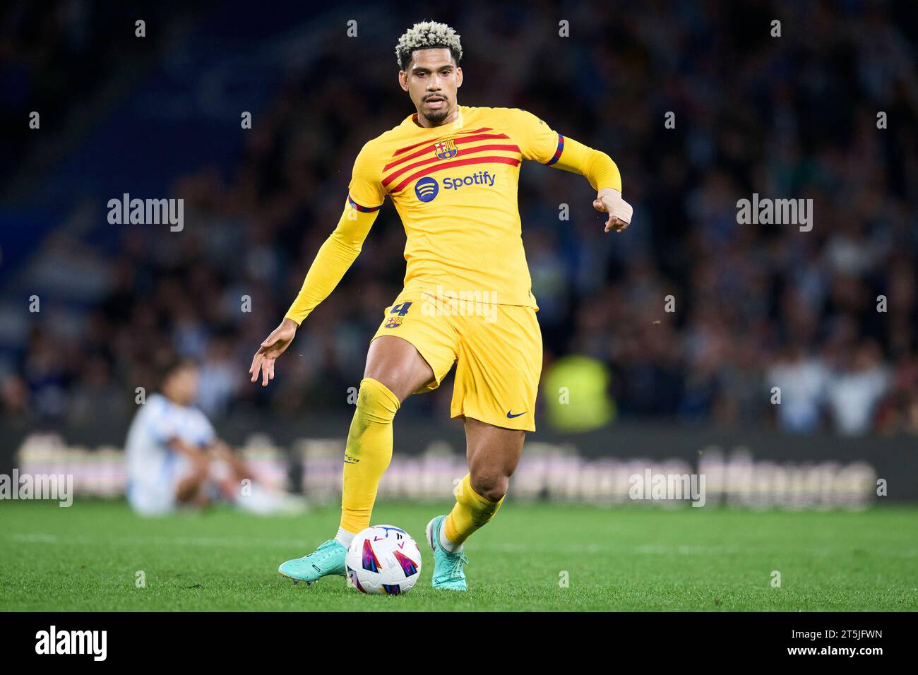 Ronald Araujo of FC Barcelona in action during the LaLiga EA Sports ...