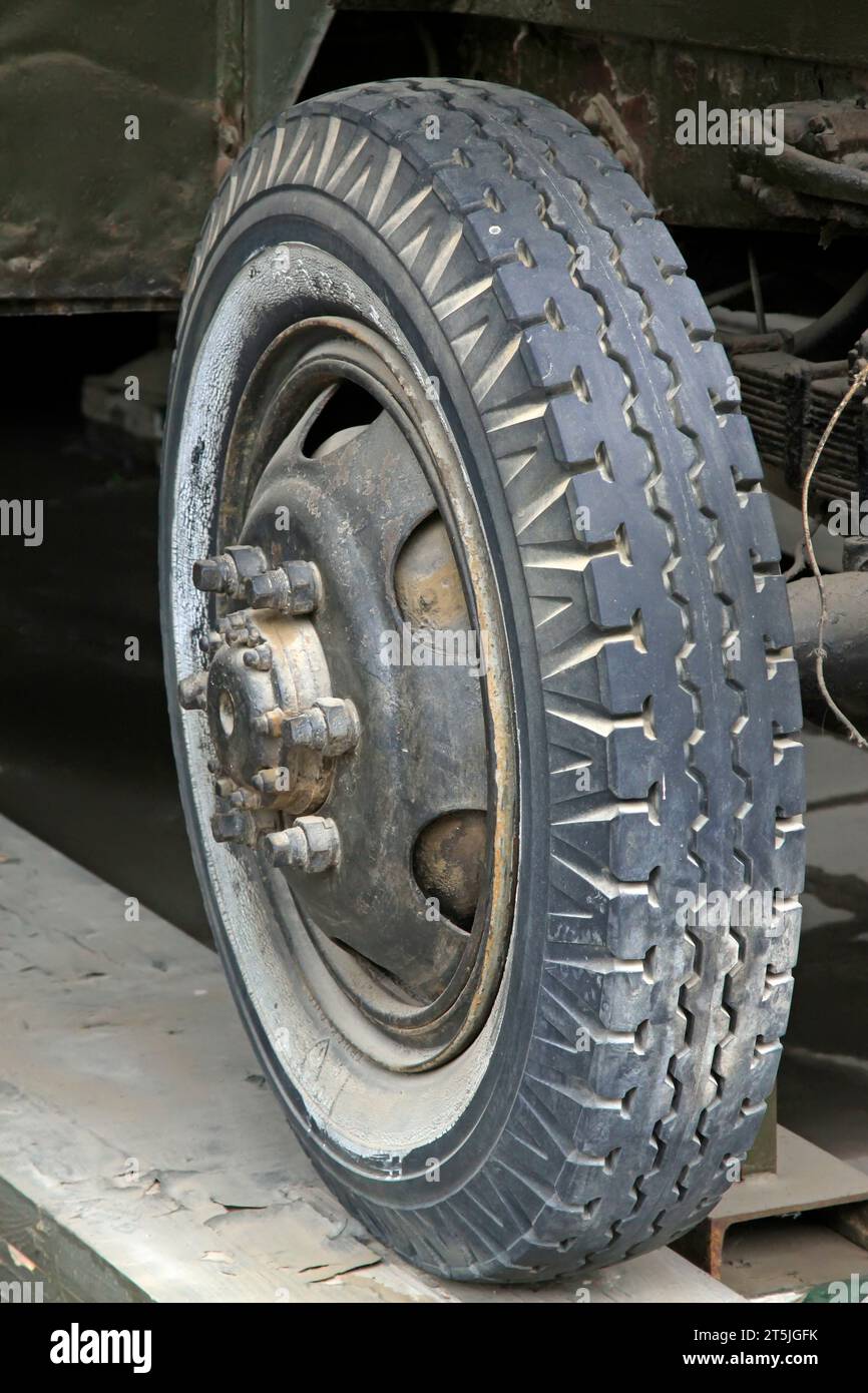 rubber tire, closeup of photo Stock Photo - Alamy