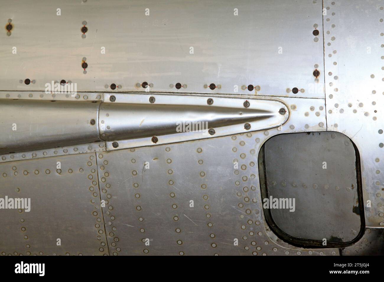 Fighter aircraft fuselage, closeup of photo Stock Photo - Alamy