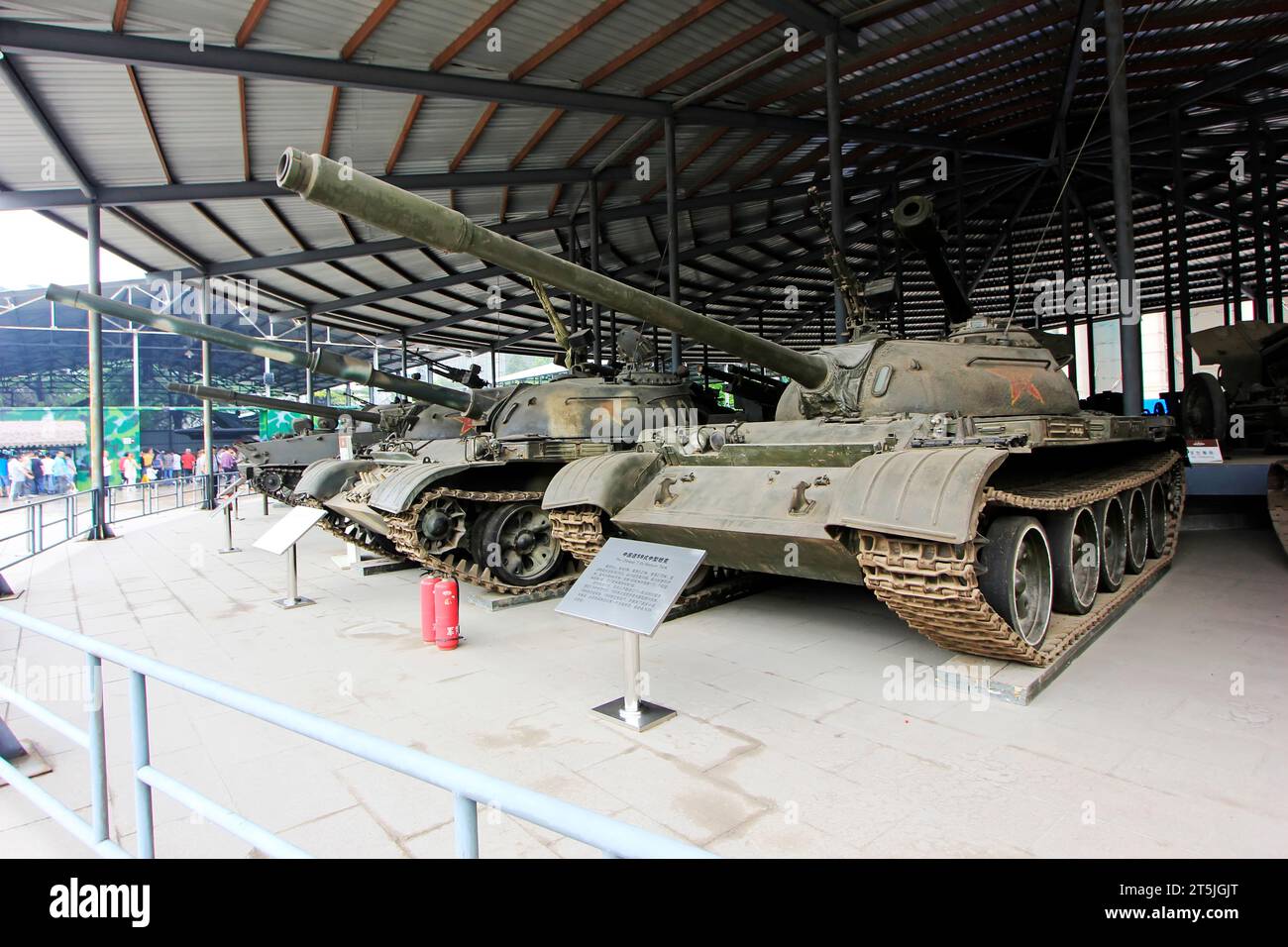 BEIJING - MAY 24: China made 59 type medium tank, in the Chinese ...