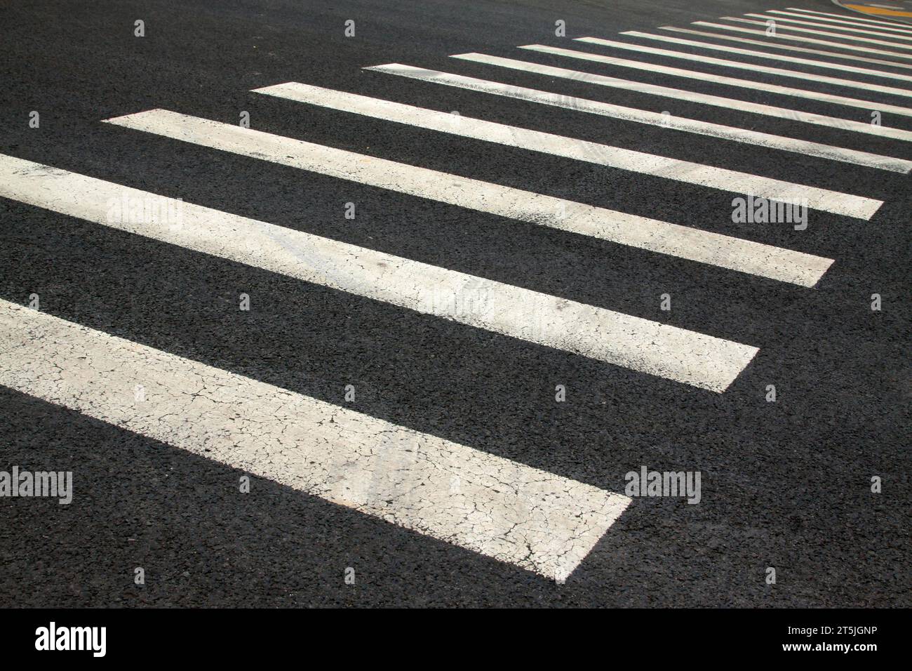 Closeup zebra pedestrian crossing hi-res stock photography and images ...